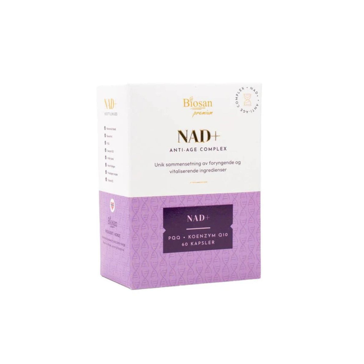 Biosan NAD+ Anti-Age Complex – For hud, energi og vitalitet | 60 ...