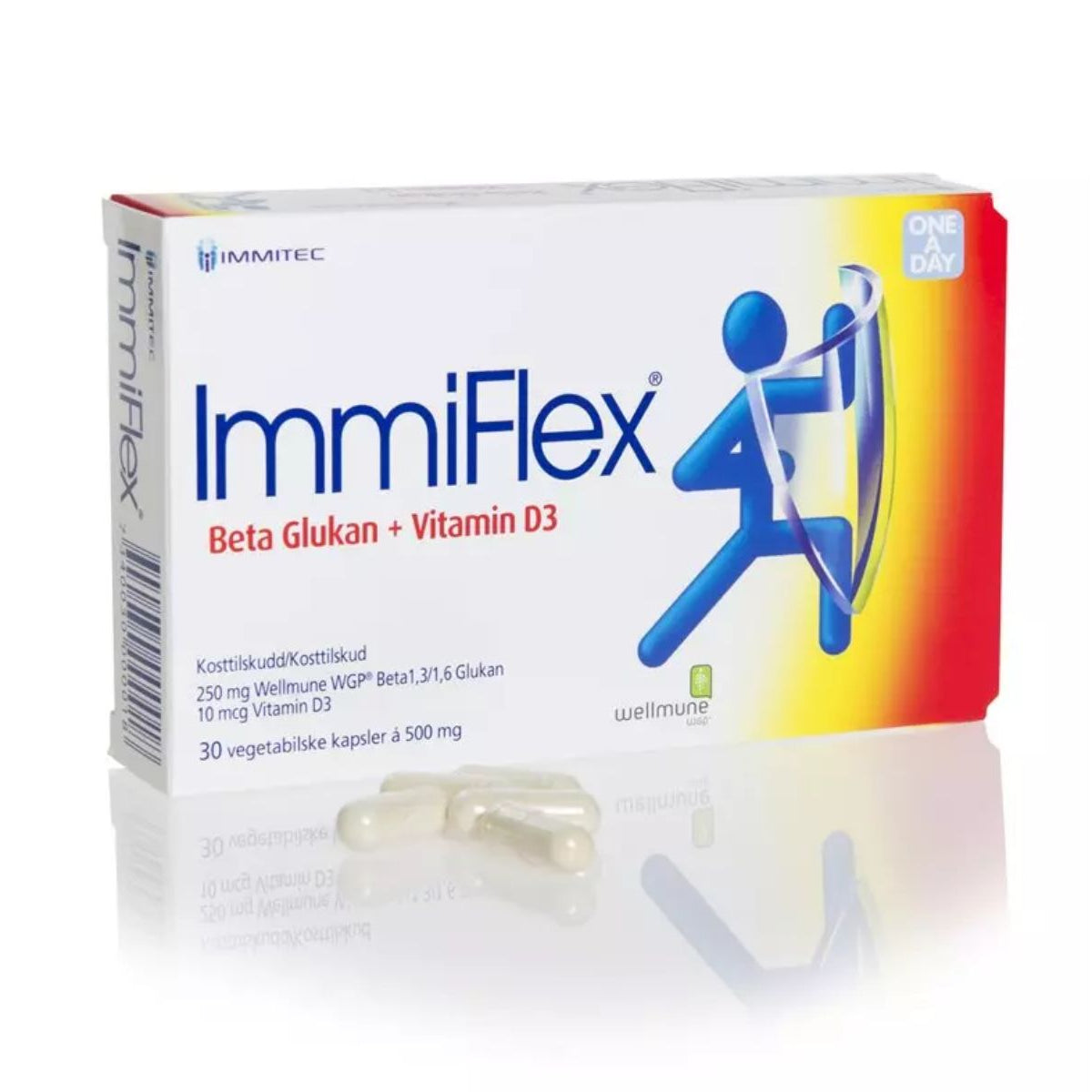ImmiFlex 30 kapsler – Aktivt immunforsvar med Wellmune® Beta Glukan ...